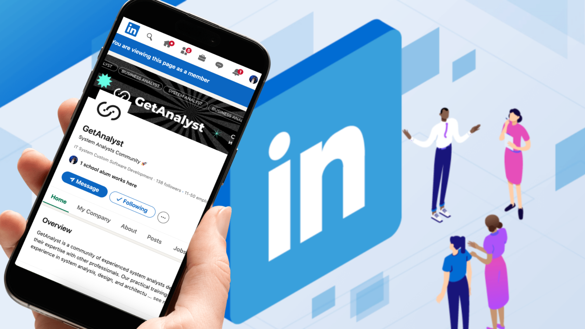 GETANALYST | Лайфхаки по поиску работы для системных и бизнес-аналитиков через LinkedIn